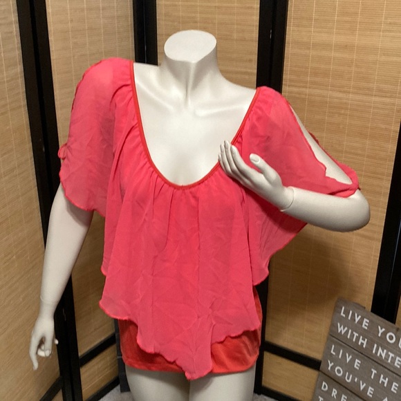 Zanzea | Tops | Zanzea Collection Large Coral Pink Top | Poshmark